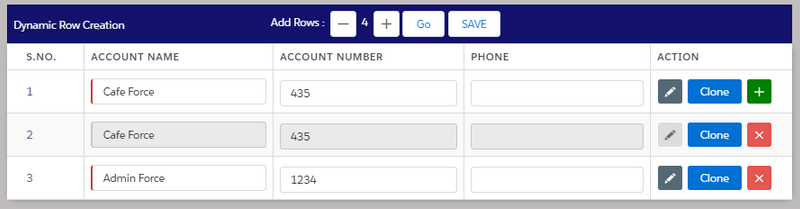 Dynamically Add/Delete Rows in Lightning | Salesforce - CafeForce Dynamically Add/Delete Rows in Lightning | Salesforce - CafeForce